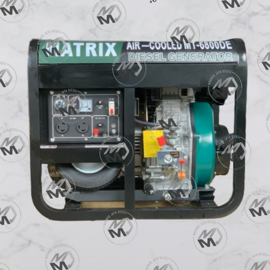 Jual Genset Matrix Open Diesel MT 6800 DE - 5300Watt | Shopee Indonesia