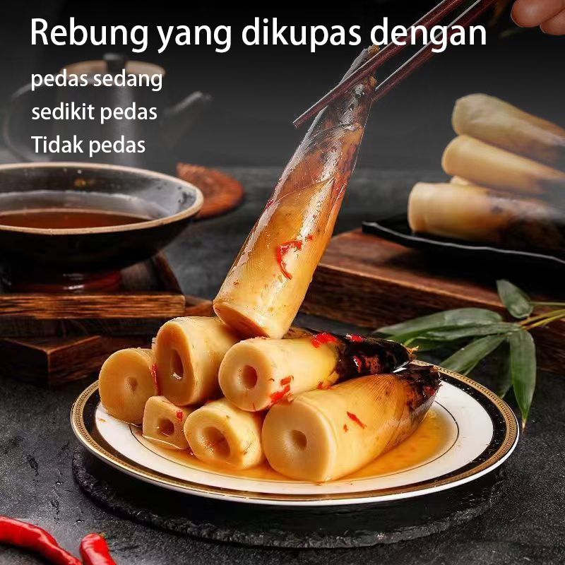 Jual Makanan ringan kasual, rebung pedas, rebung merah bersih,rebung ...