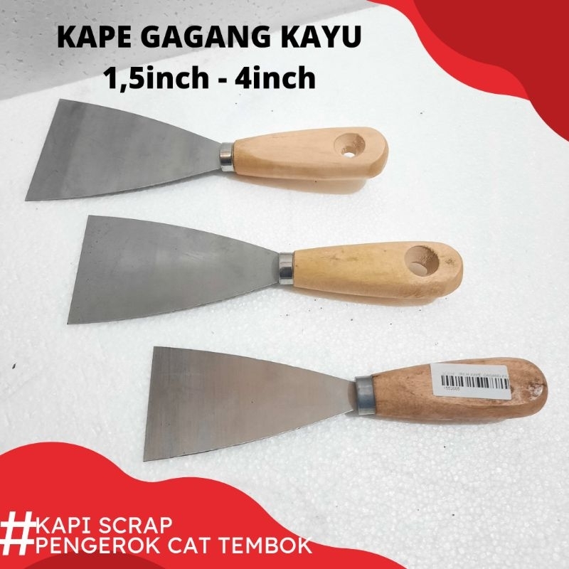Jual KAPE GAGANG KAPE SENG GAGANG KAYU 1,5 INCH 2 INCH 2,5 INCH, 3 INCH, 4 INCH UKURAN | Shopee ...