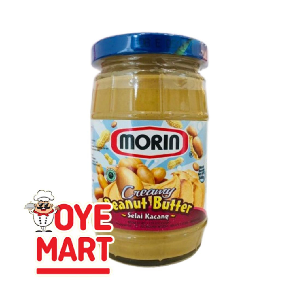Jual MORIN PEANUT BUTTER CREAMY 300GR / SELAI KACANG CREAMY MORIN JAR ...
