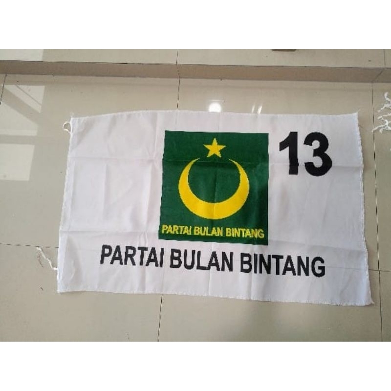 Jual BENDERA PARTAI BULAN BINTANG PBB UKURAN 60 X 90 CM ISI 100PCS ...