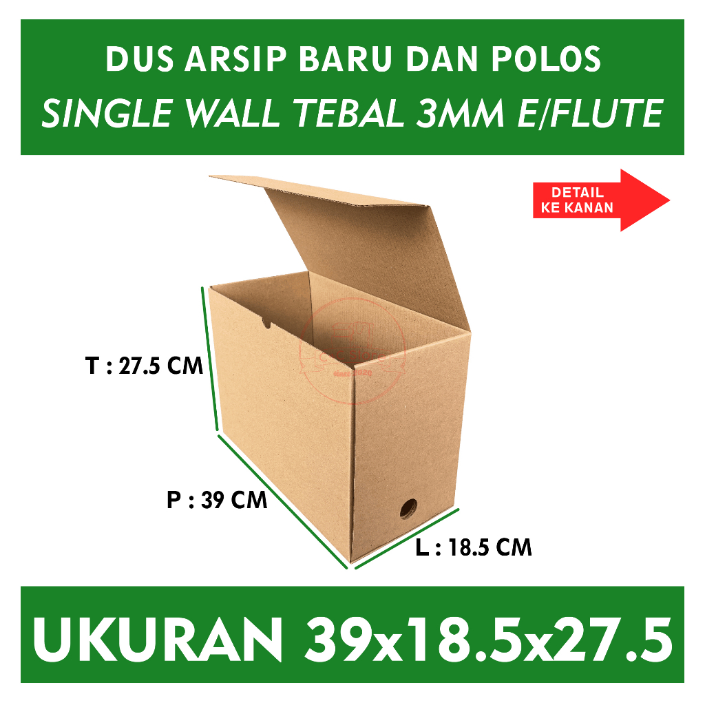 Jual Dus Arsip Box File Kardus Dokumen 39x18.5x27.5 | Shopee Indonesia