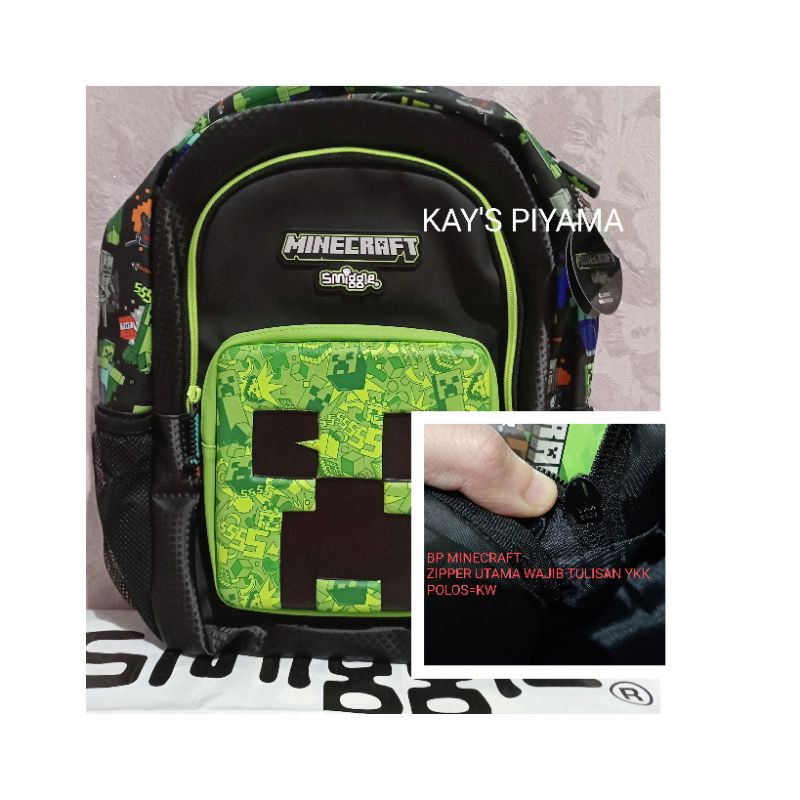 Jual SMIGGLE MINECRAFT BACKPACK ORIGINAL STORE | Shopee Indonesia
