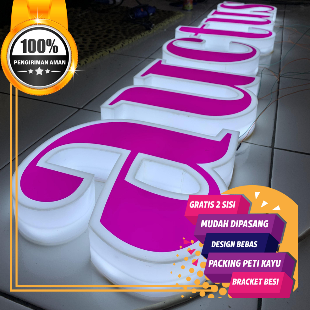 Jual Letter sign / Huruf Timbul Akrilik Custom | Shopee Indonesia
