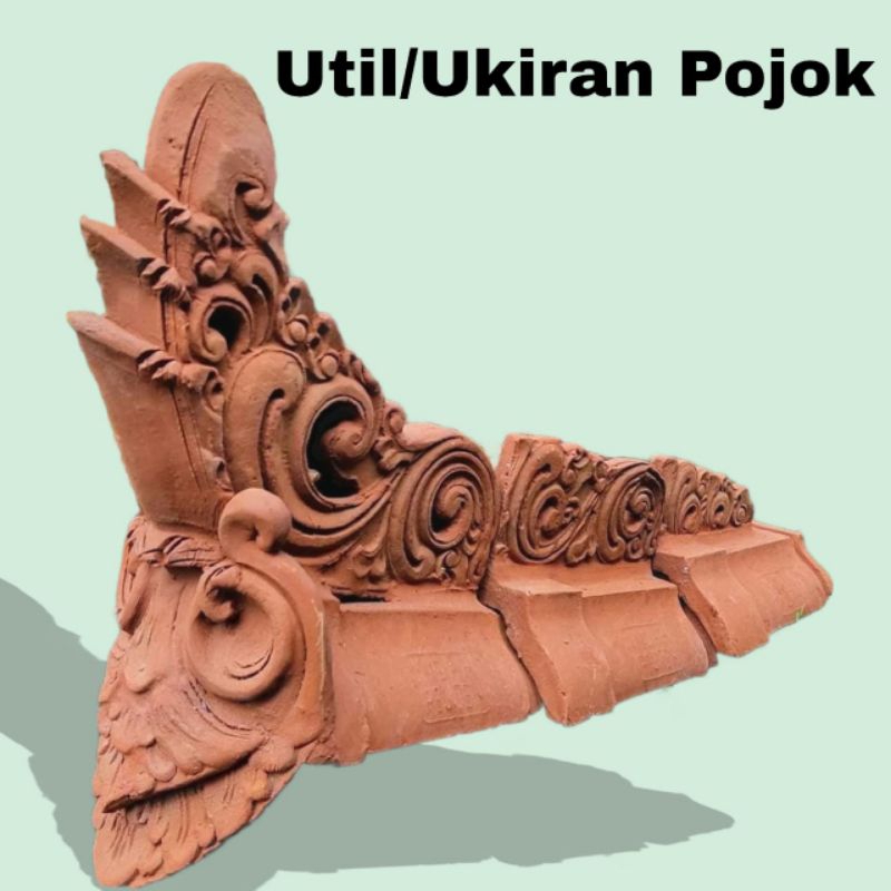 Jual Ukiran pojok genteng bali, nok ujung bali, wuwungan bali | Shopee ...