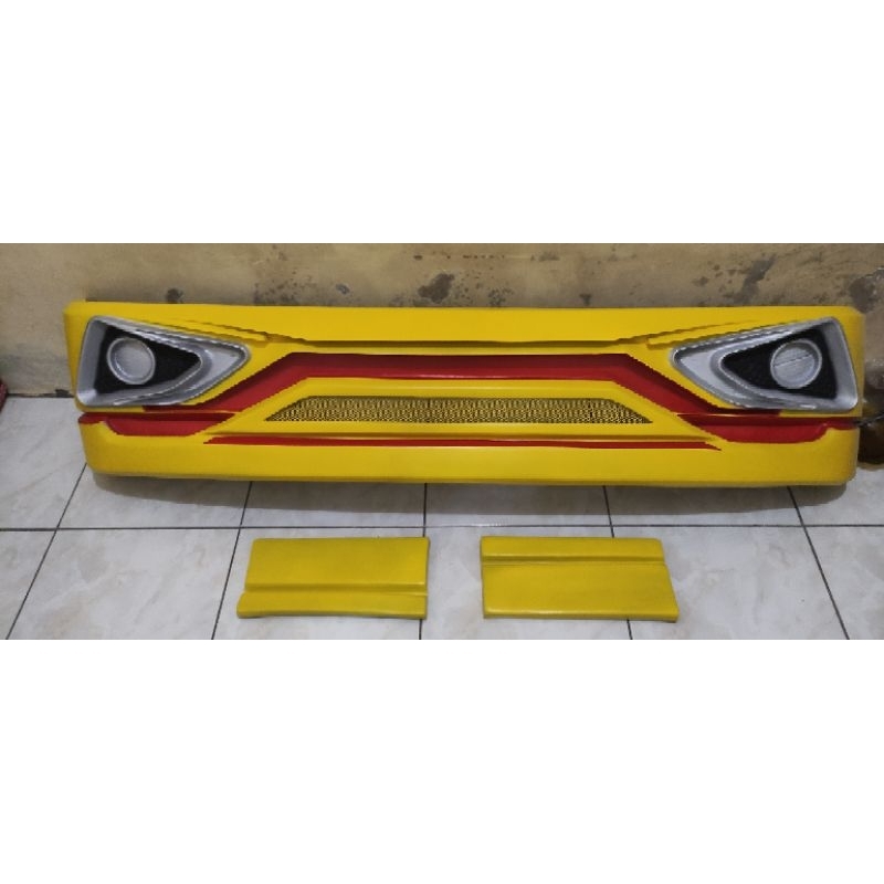Jual BAMPER TRUK ELF DUMN L300 model jetbus+HIDROLIK | Shopee Indonesia