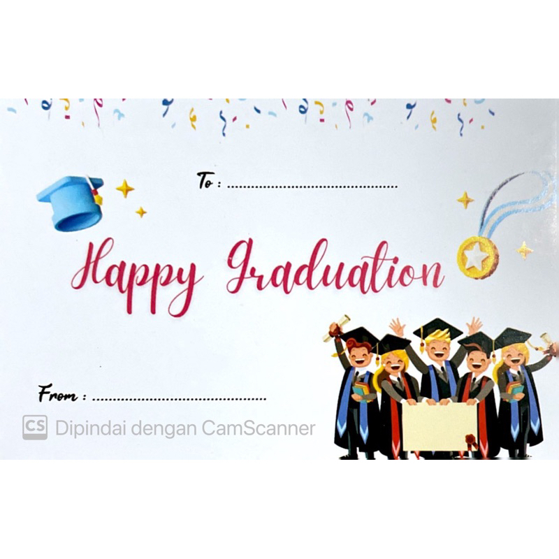 Jual Greeting Card Graduation - Gift Card - Kartu Ucapan Wisuda ...