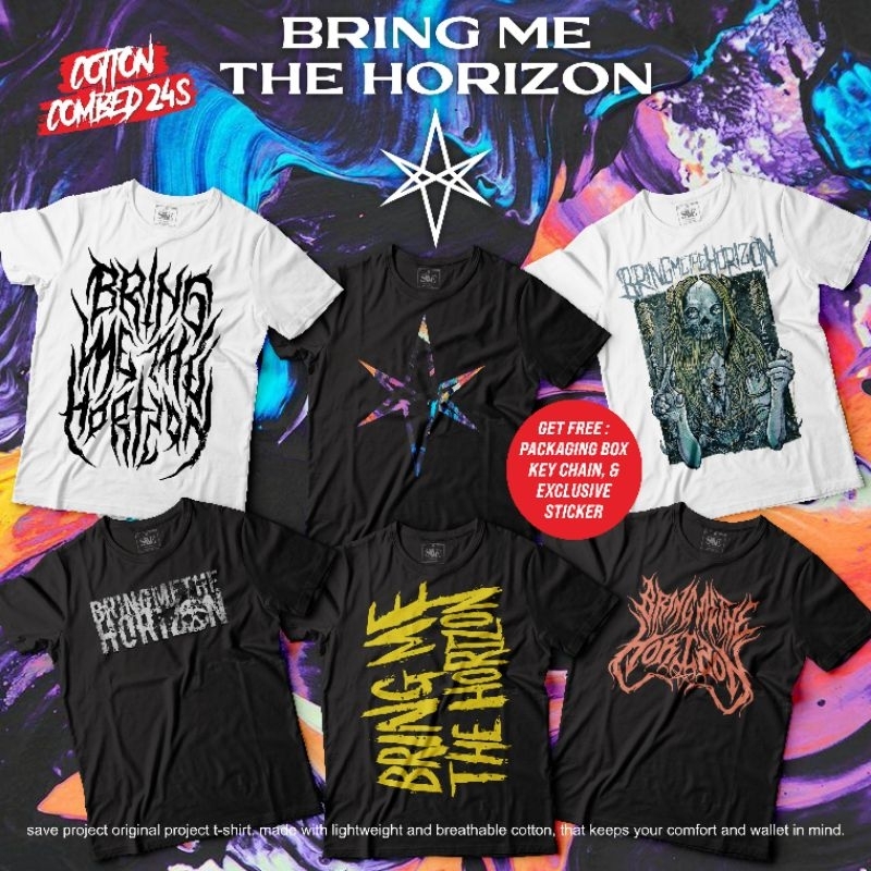 Jual KAOS BMTH/KAOS BRING ME THE HORIZON/MERCHANDISE BAND/BAJU BAND ...