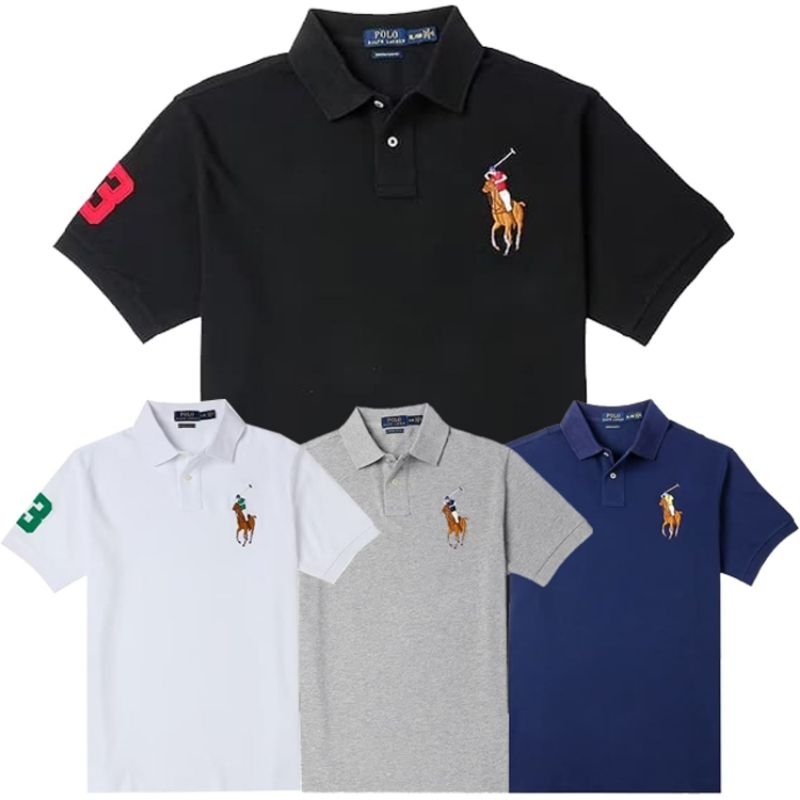 Jual Polo shirt Tshirt Kaos Kerah Ralph Lauren New Logo | Shopee Indonesia