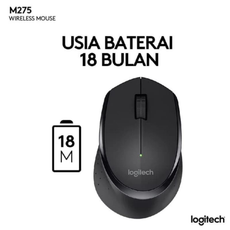 Jual Logitech M275 Wireless Mouse | Shopee Indonesia