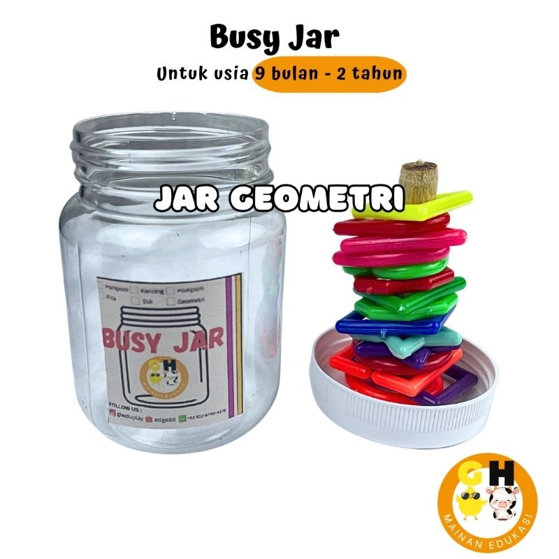 Jual Mainan Edukasi Busy Jar Montessori EKONOMIS Bizzi Jar Motorik ...