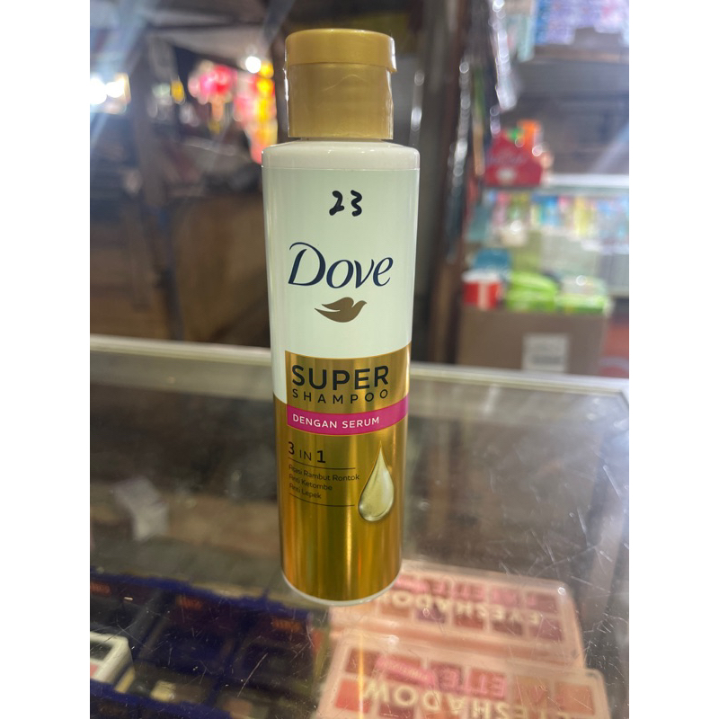 Jual DOVE SUPER SHAMPOO DENGAN SERUM 125ml | Shopee Indonesia