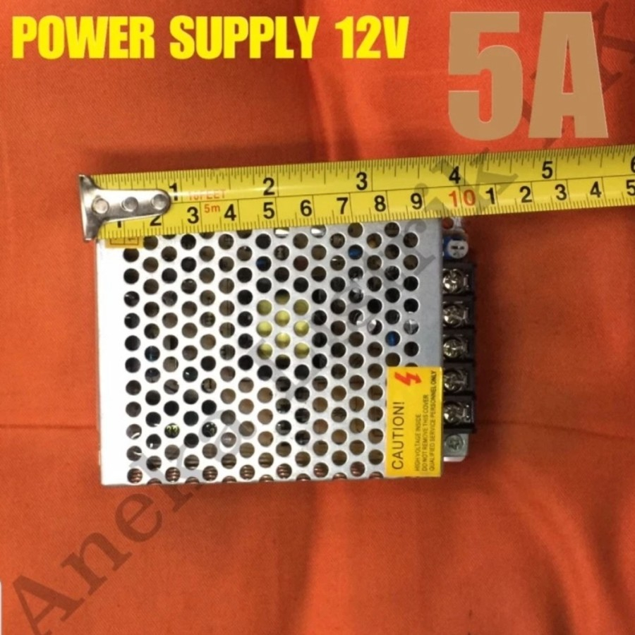 Jual POWER SUPPLY 5A 12V 24V JARING Trafo 5 A AMPERE Adaptor LED FLEX ...