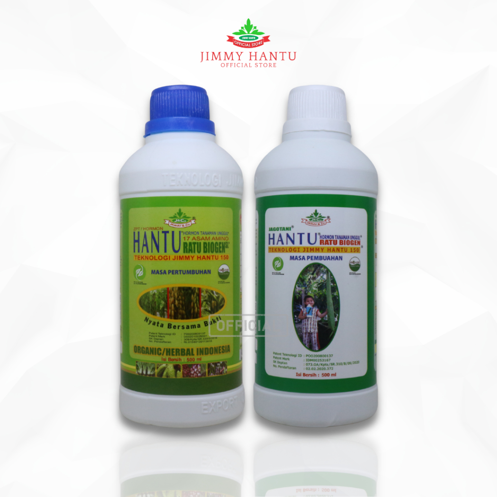 Jual Pupuk Jimmy Hantu Paket 500ml Organik Cair Pembesar Penyubur ...