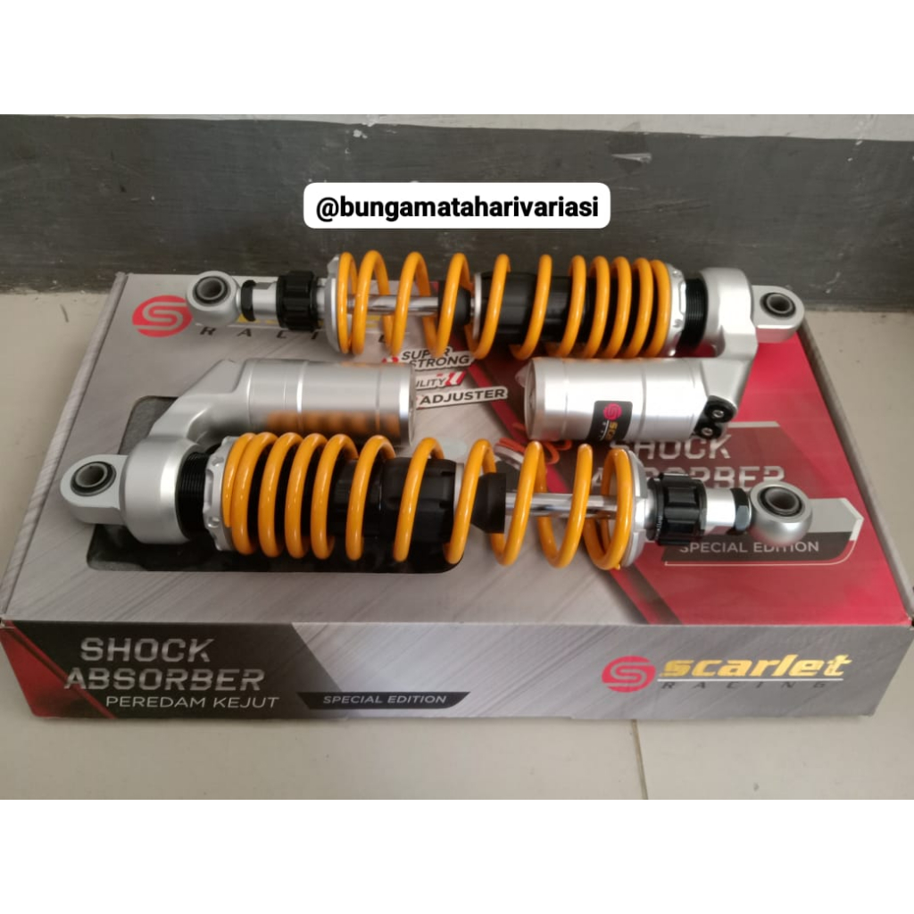 Jual SHOCK ABSORBER SHOKBREAKER SHOKBLEKER TABUNG ATAS GREY SCARLET ADJUSTER NOS TECH NOSTECH ...
