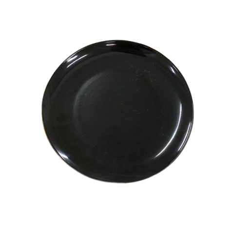 Jual PIRING SAJI KERAMIK CEPER HITAM POLOS FULL BLACK GLOSSY DIANTE ...