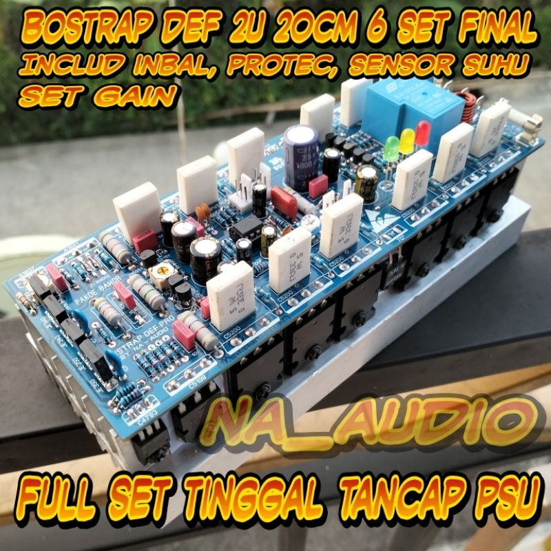 Jual KIT DRIVER MICRO BOSTRAP DEF 2U 20CM 6 SET FINAL FULL SET INCLUD ...