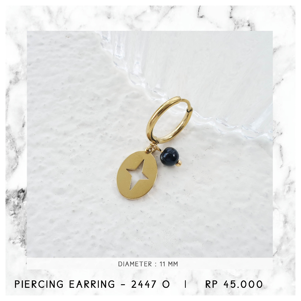 Jual ANTI KARAT (HARGA 1 BIJI) ANTING TINDIK PIERCING LOBE PIERCING ...