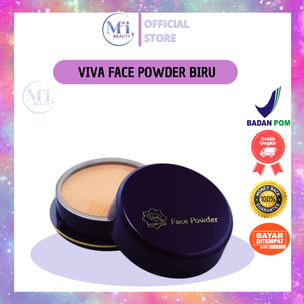 Jual MFI - Viva Face Powder Biru - 14 gr (tersedia 2 varian warna ...