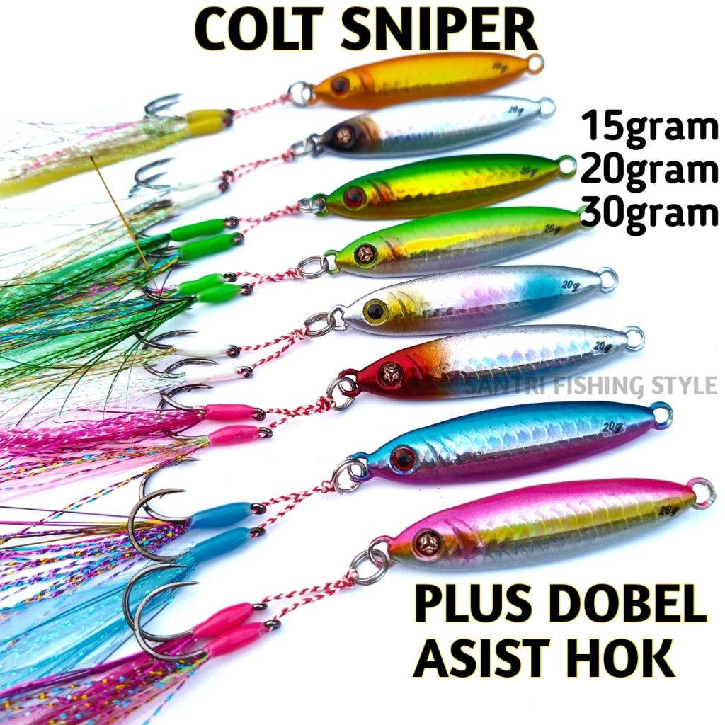 Jual Micro jig 20g 30gram satu set metal jig 10/15gram plus assist hok ...