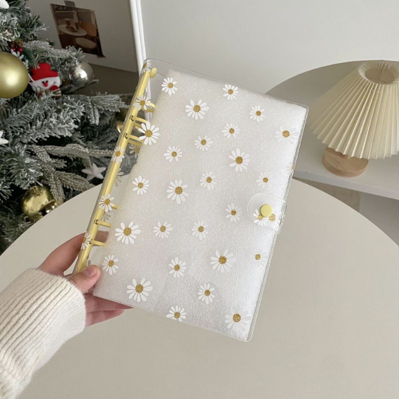 Jual Binder A5 Daisy Transparan 6 Ring Binder Kuliah Binder Cover ...