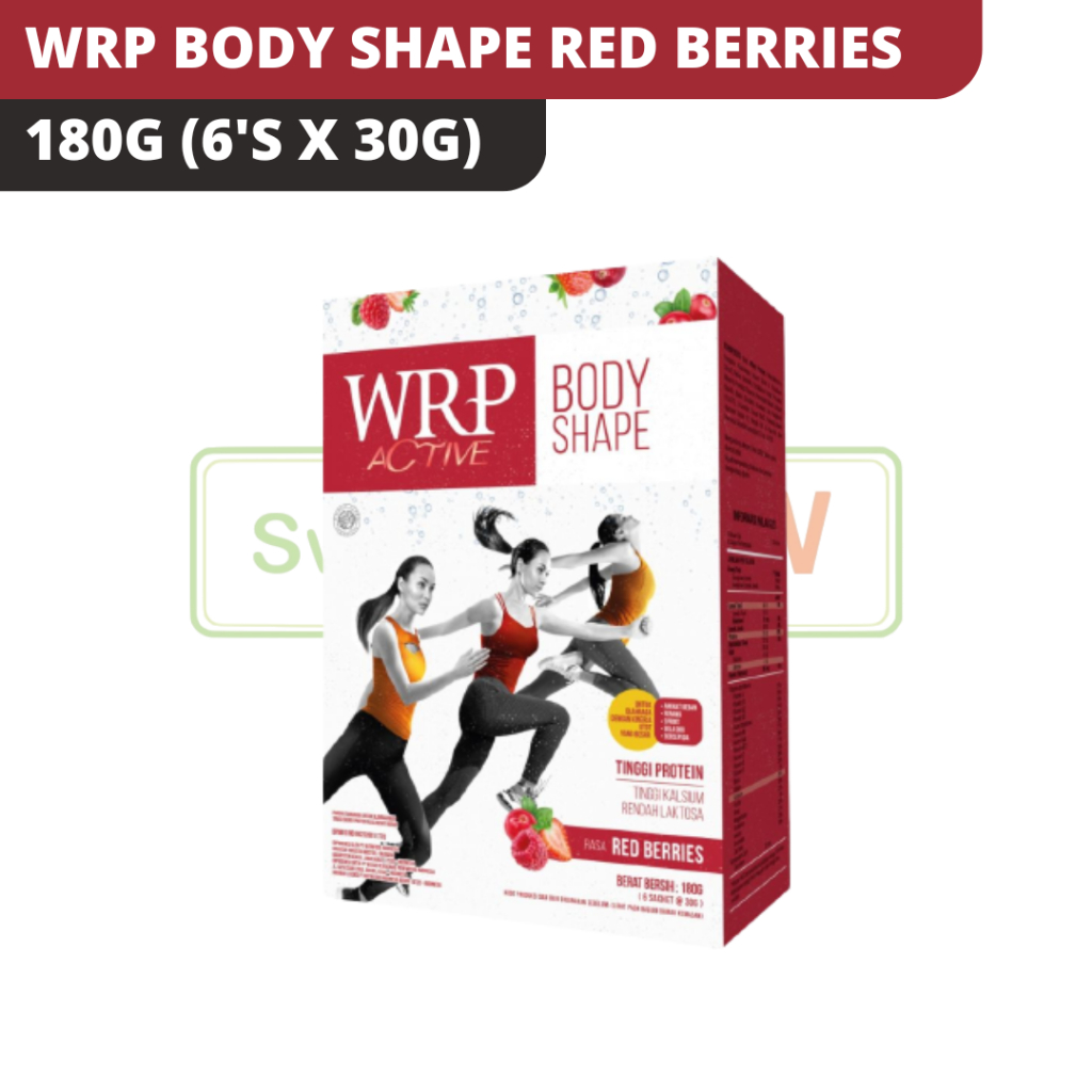 Jual WRP ACTIVE BODY SHAPE RED BERRIES 180G (6'S X 30G) | Shopee Indonesia