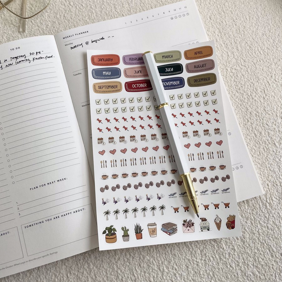 Jual Sticker Aesthetic / Sticker Jurnal / Sticker Lucu / Stiker Lucu ...