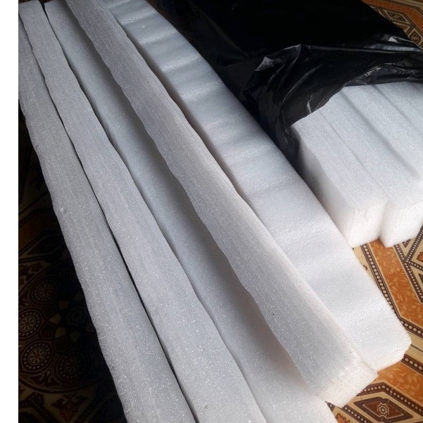 Jual Busa elastis kotak 1 meter putih / busa bunga / dekorasi pelaminan ...