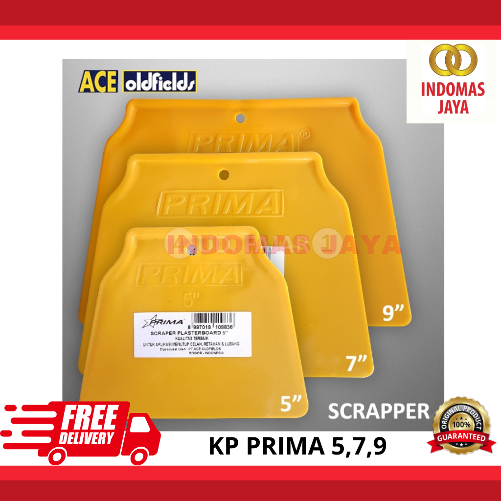 Jual Kape / Kp Scrab Lebar Plastik Prima KAPE PLASTIK 5 7 9 INCH DEMPUL ...