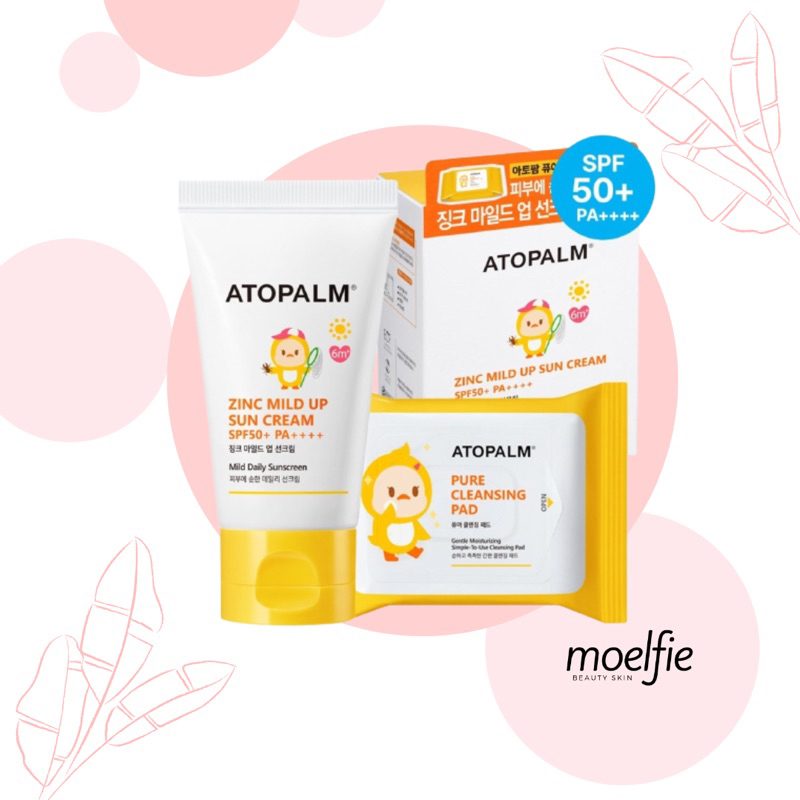 Jual [READY STOCK] ATOPALM ZINC MILD UP SUN CREAM SPF50+ PA++++ MILD ...