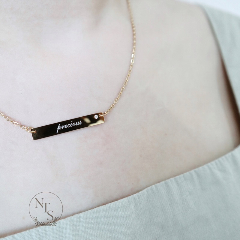 Jual Precious Necklace (Woman) | Kalung Batang Tulisan Rantai Rohani ...