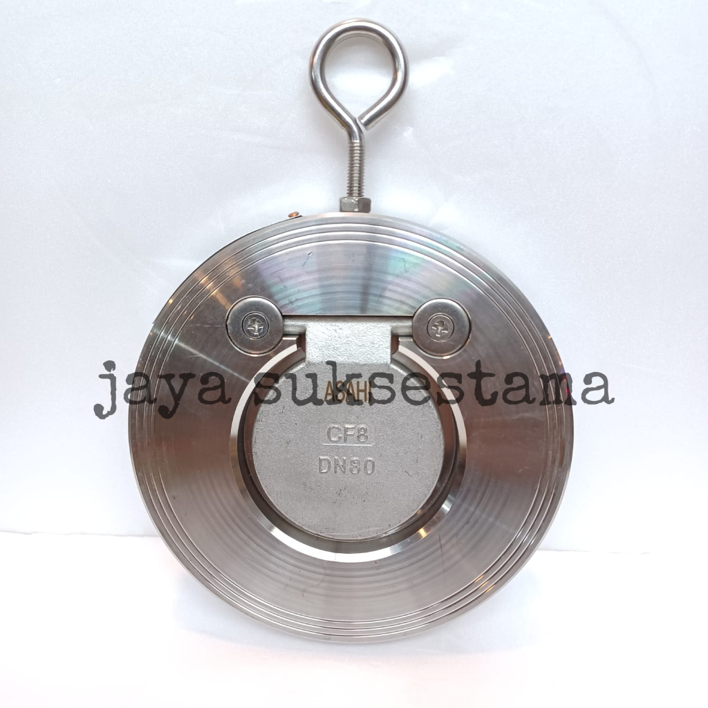 Jual Wafer Check Valve Stainless SS 304 Single Door PN 16 2 1/2" inch ...