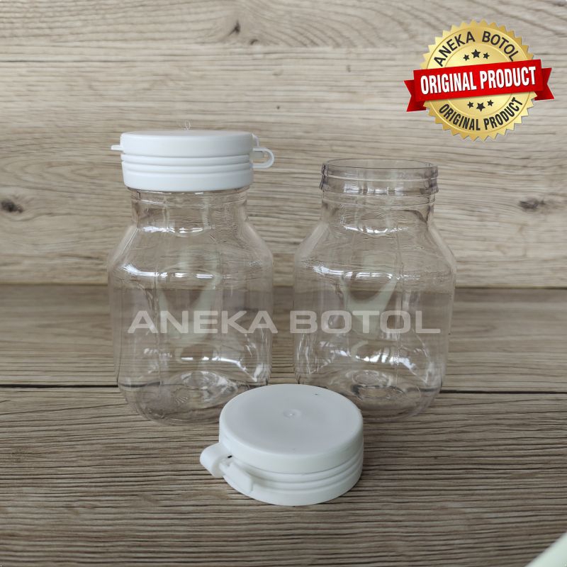 Jual BOTOL KAPSUL ISI 60 BENING TUTUP SEGEL FLITOP PUTIH / CAPSULE ...