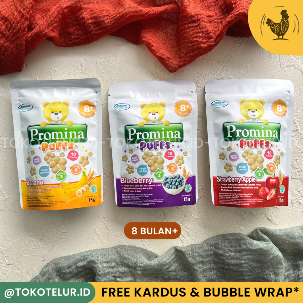 Jual PROMINA PUFF - PUFF Cemilan Snack Anak Bayi MPASI NO MSG NO ...