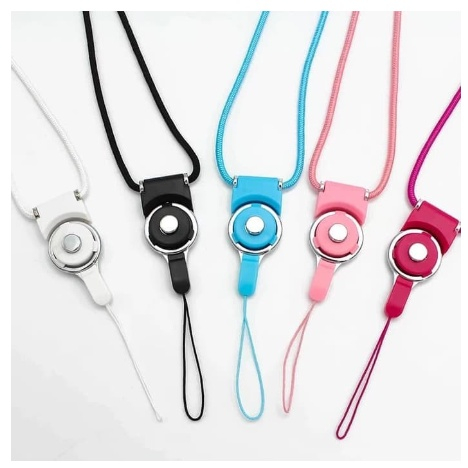 Jual Kalung Tali HP 2IN1 Gantungan Handphone Kalung Leher Strap Kartu ...