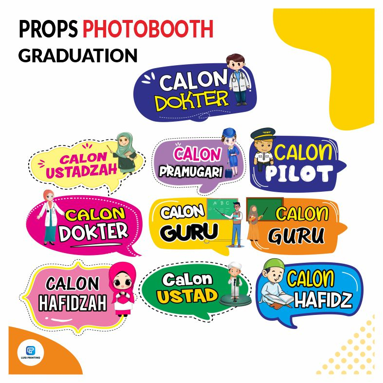 Jual READY STOCK !! PROPS PHOTOBOOTH / AESTHETIC AKSESORIS GRADUATION ...