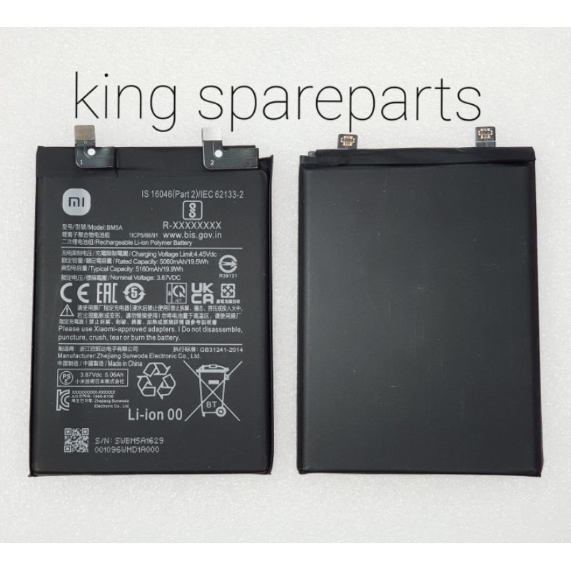 Jual BATERAI BATRE BATTERY XIAOMI REDMI NOTE 11 PRO BM5A ORIGINAL ...