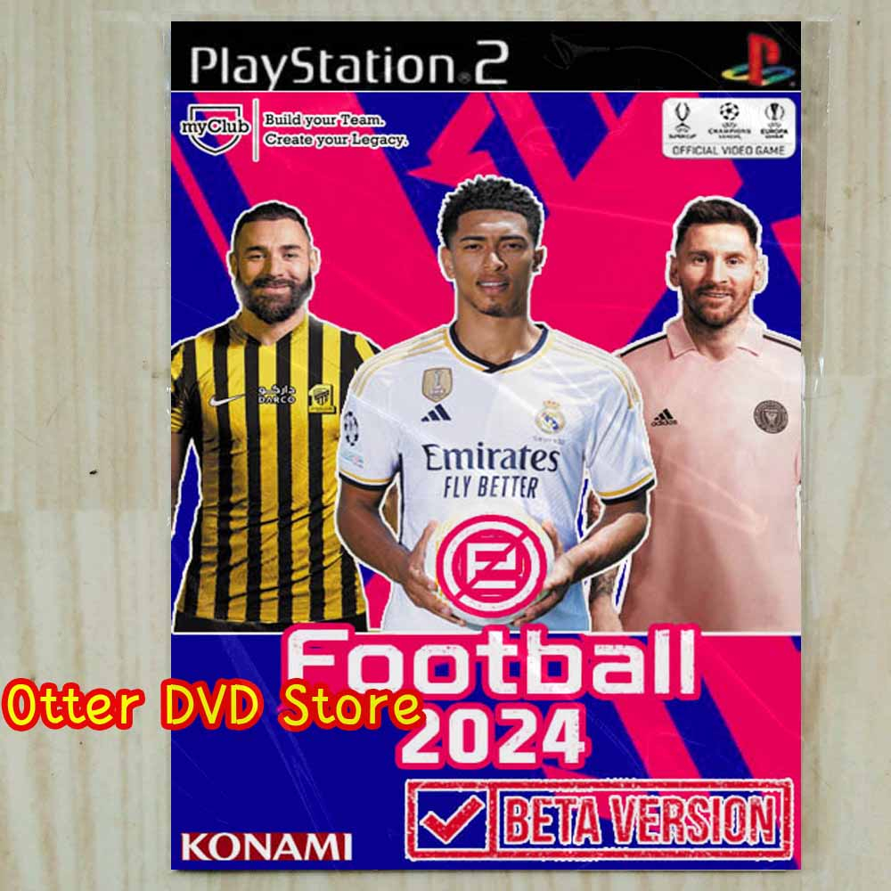 Jual Kaset Game PS2 PS 2 eFootball PES 2024 Beta Version | Shopee Indonesia