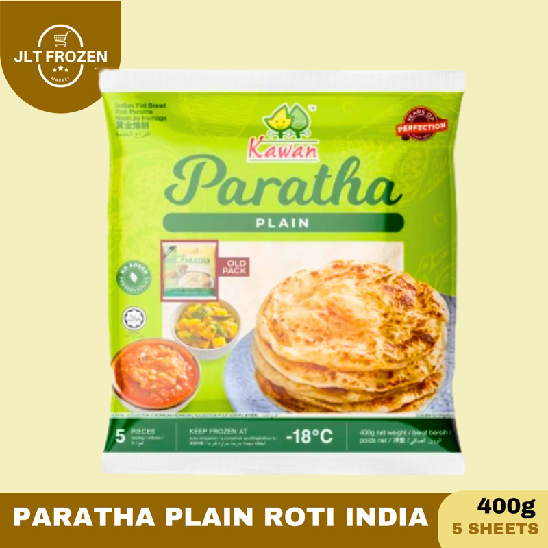 Jual Paratha Plain Roti India / Roti Pratha / Roti Canai Lembaran ...