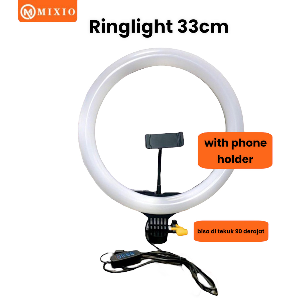 Jual MIXIO 33CM Ring Light Selfie led 13Inc LED Photo Studio Selfie ...