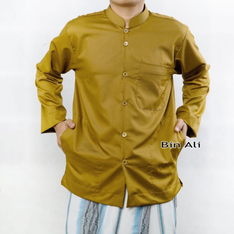 Jual BAJU KOKO POLOS KOKO HAIBAH MODEL AMMU | Shopee Indonesia