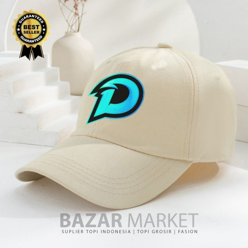 Jual Topi Baseball Cream INISIAL nama Hutuf Sporty Trucker Distro ...