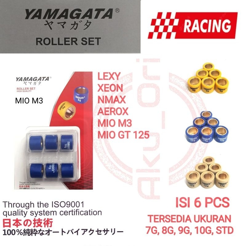 Jual ROLLER SET MIO M3 YAMAGATA roller racing nmax lexi Mio GT 125 mio ...