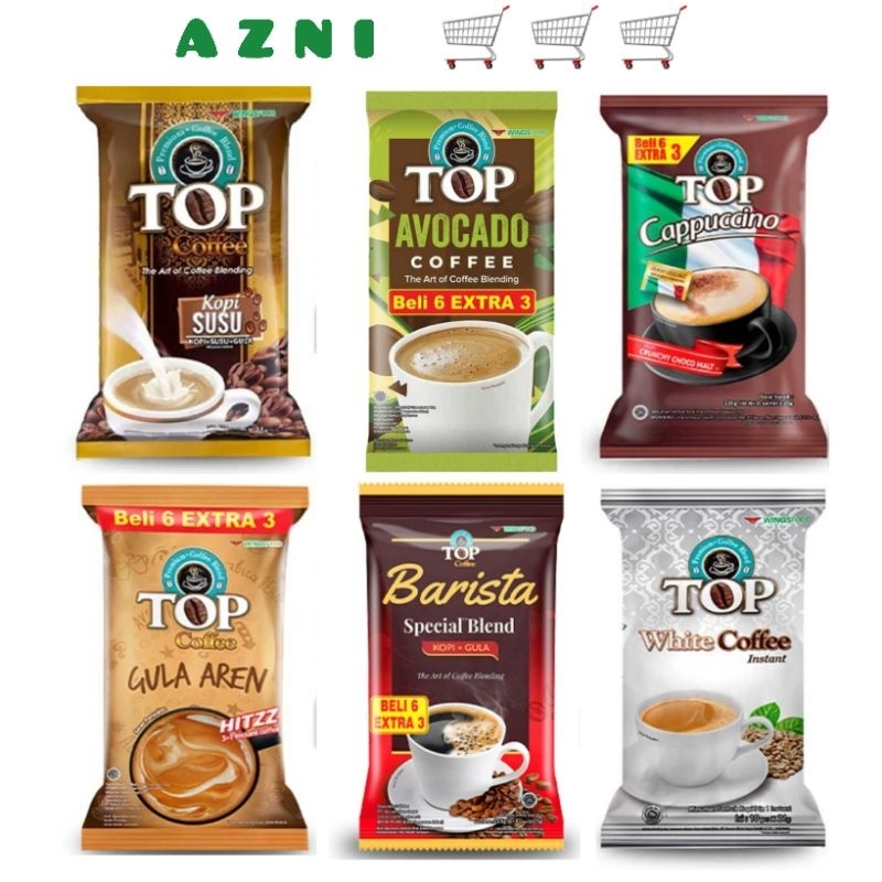 Jual TOP Coffee Kopi Instant 9 Sachet - Gula Aren/ Kopi Susu/ Barista ...