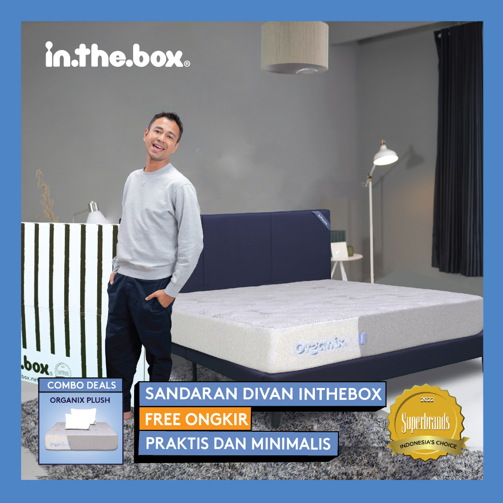 Jual [Bundling] INTHEBOX Organix Plush & Divan Sandaran - Ukuran ...