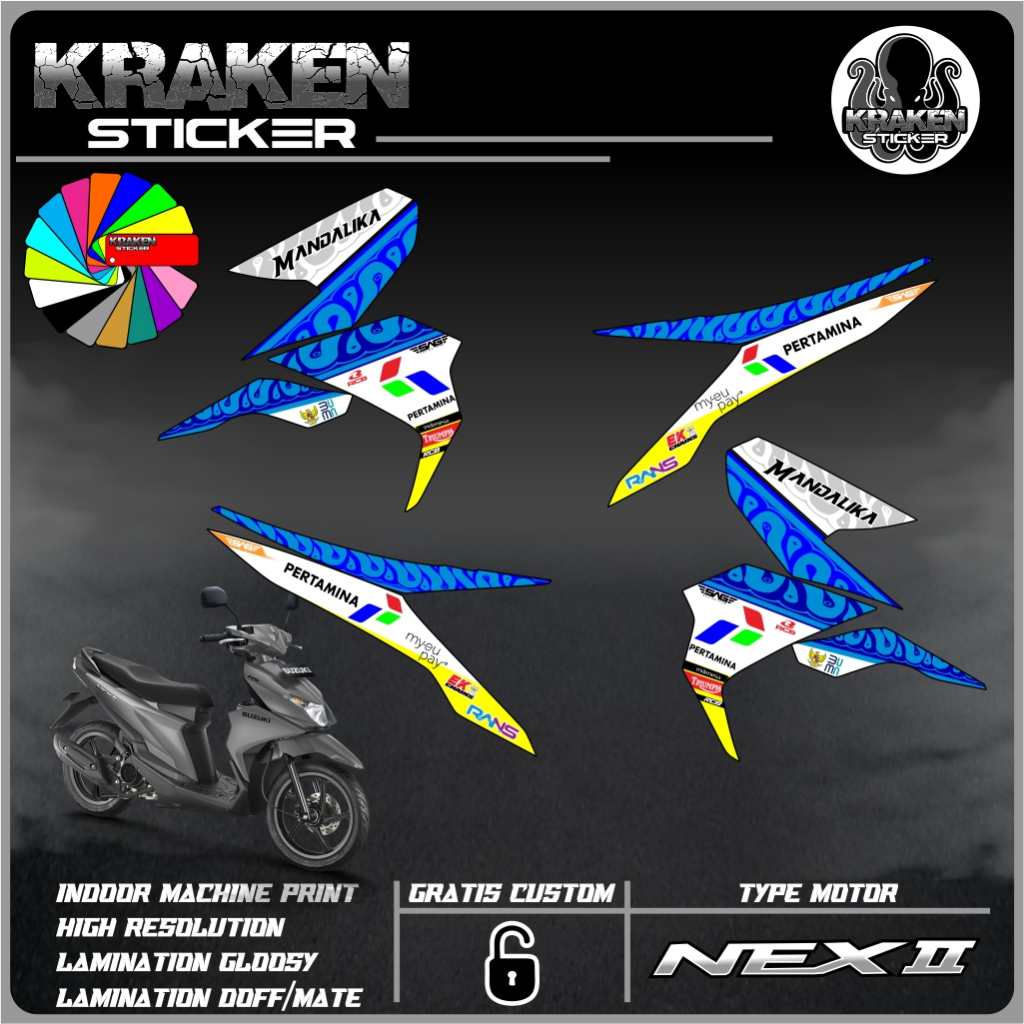 Jual STRIPING STICKER NEX II ( 2 ) STIKER NEX II ( 2 ) STICKER LIS LIST ...