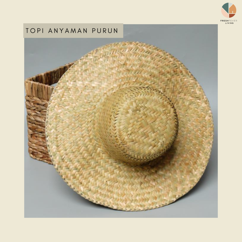 Jual TOPI WANITA / TOPI ANYAMAN / TOPI PURUN / HAT BUCKET / TOPI PANTAI ...