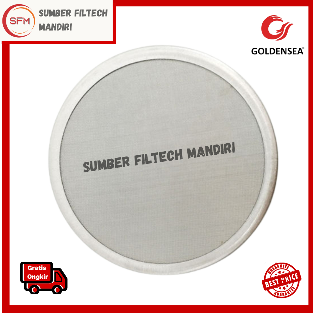 Jual Wire Mesh Disc Filter 180 x 20 (SS304) - Dia: 240 x 115mm ...