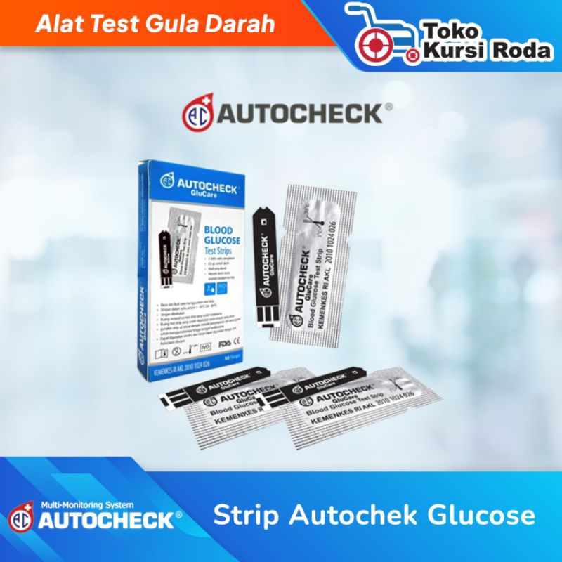 Jual GluCare Test Strip Blood Glucose isi 50 Strip | Shopee Indonesia