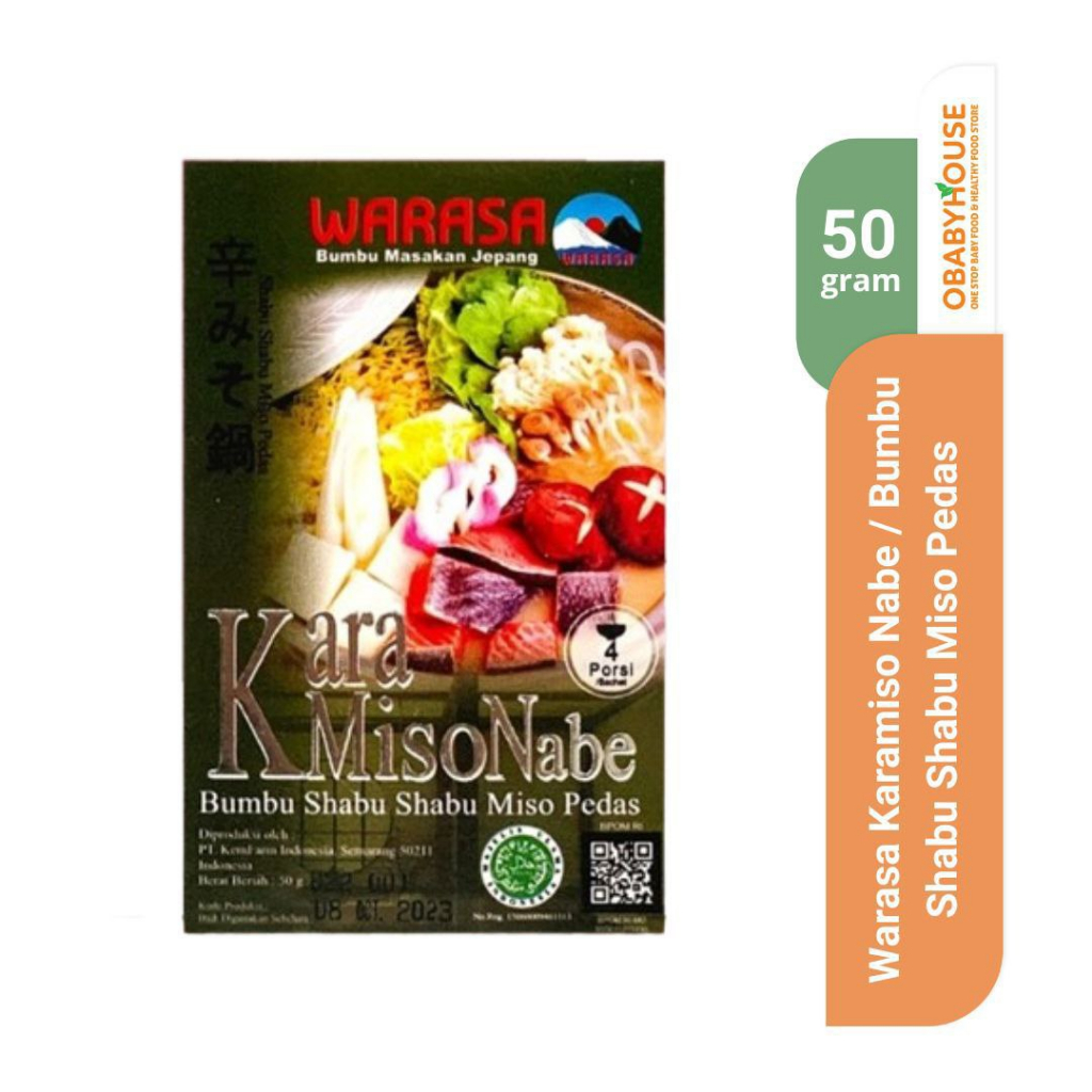 Jual Warasa Karamiso Nabe / Bumbu Shabu Shabu Miso Pedas 50 gr | Shopee ...